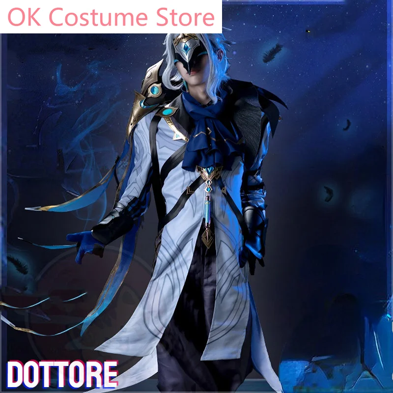 Game Genshin Impact Dottore Cosplay Costume Game Cos 2rd Eleven Fatui ...