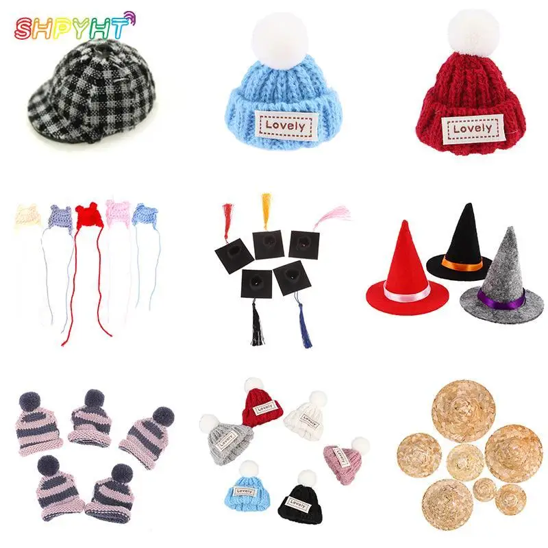 1-2Pcs-1-12-Scale-Dollhouse-Doll-Hat-Skate-Cap-Doll-House-Decoration ...