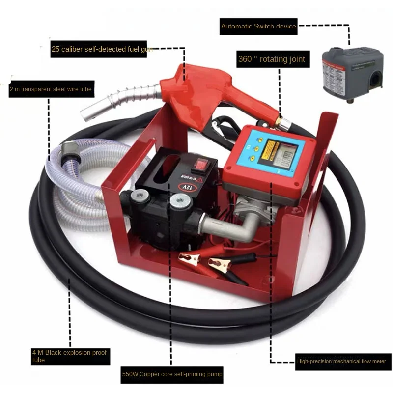 Oil Transfer Pump 110v Self-Priming 550W Motor Electric Oil Pump ...
