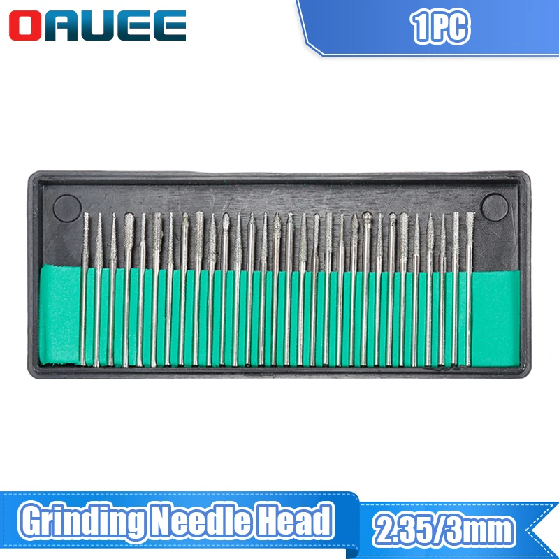 30pcs 3mm Diamond Grinding Needle Grinding Head Electroplated Diamond ...