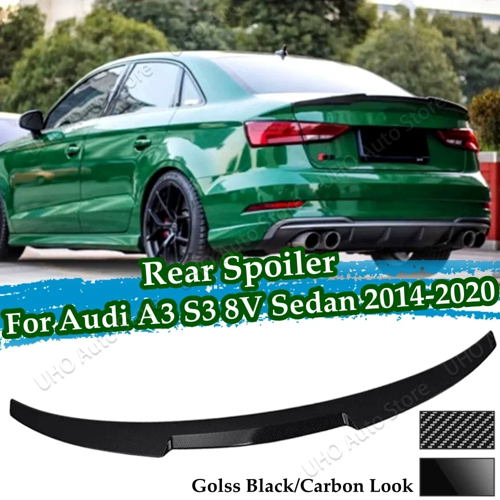 Trunk-Spoiler-For-Audi-A3-Sedan-S3-8V-2014-2020-Car-Lip-Spoiler-Rear ...