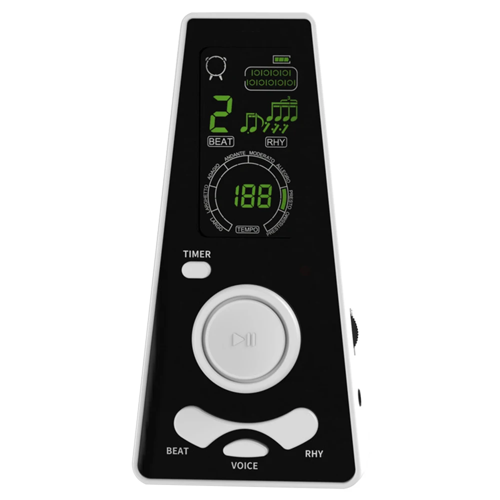 Electronic Digital Metronome Volume & Beat Speed Adjustable with Timer ...