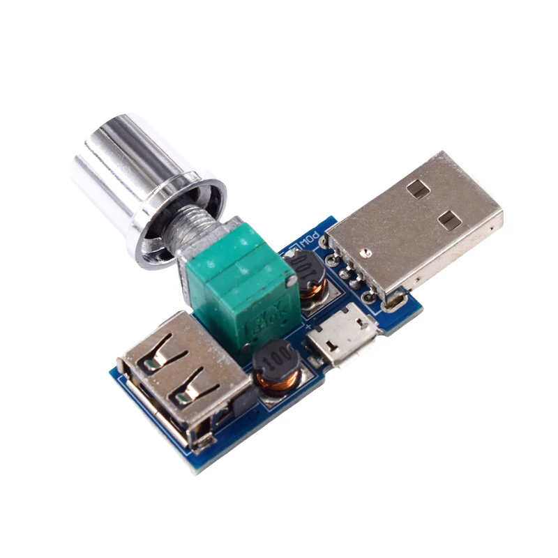 DC-4-12V-To-2-5-8V-5W-Power-Controller-5V-USB-Voltage-Regulator-Fan ...