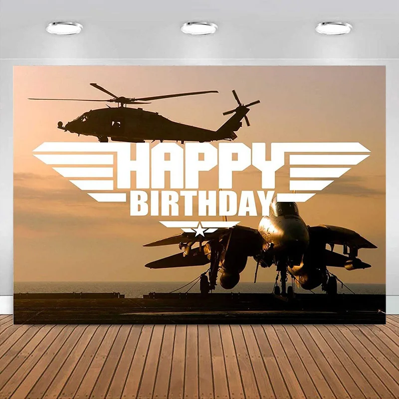 Military-Fighter-Background-Happy-Birthday-Aircraft-Force-Airplane ...