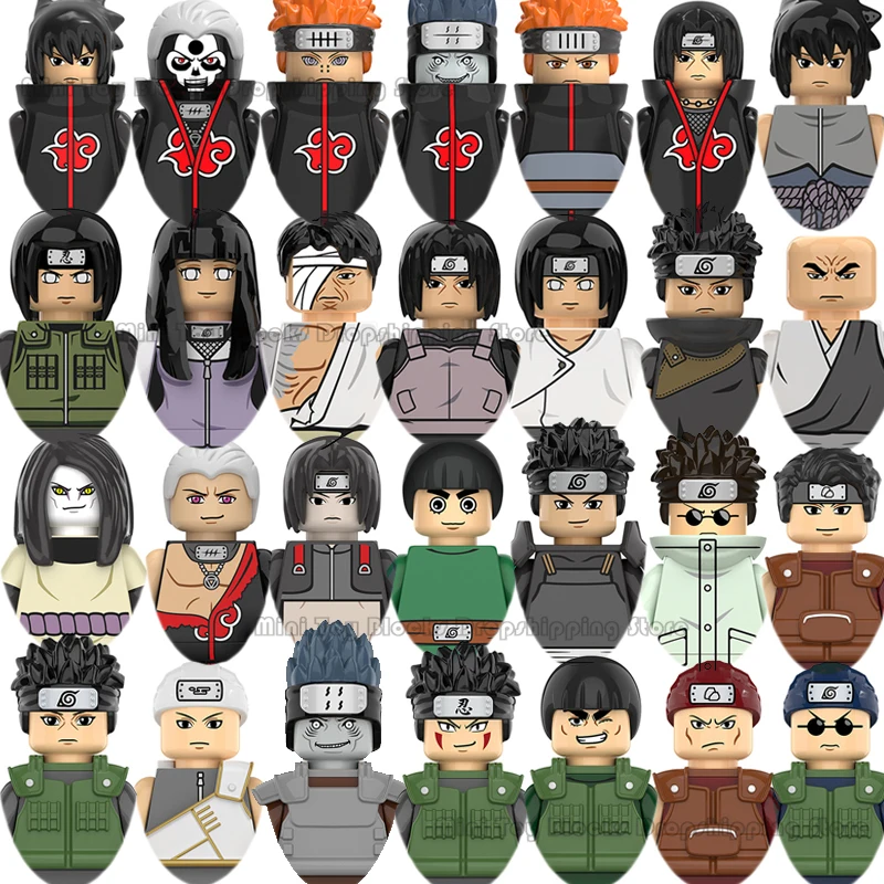 Naruto Building Blocks Kdl801 802 803 804 806 807 Anime Bricks Sasuke ...