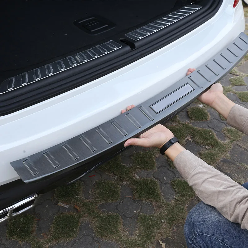 For-BMW-X3-G01-2018-2019-Stainless-steel-rear-bumper-protection-window ...