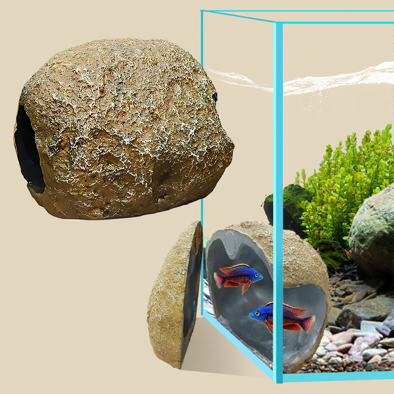 Generic-Fish-Tank-Ornaments-Magnetic-Attraction-Shelter-House-Fish ...