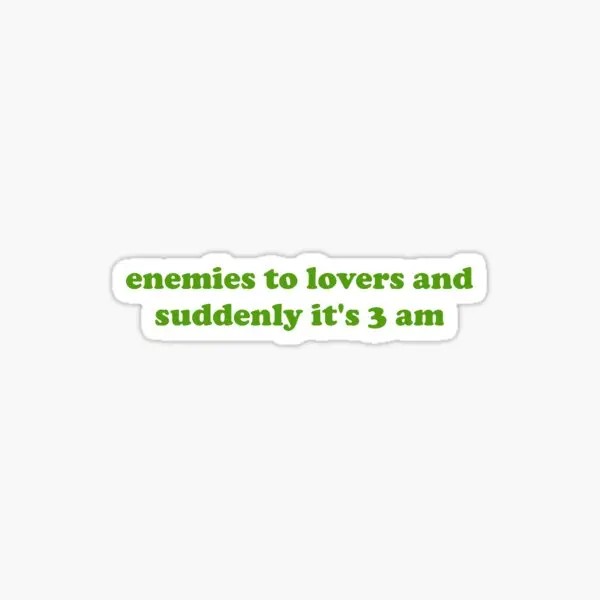 Enemies-To-Lovers-5PCS-Stickers-for-Living-Room-Kid-Cute-Anime-Wall ...