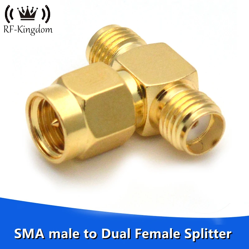 SMA-3-Way-Adapter-SMA-Male-to-Dual-2-SMA-Female-Splitter-T-Type ...