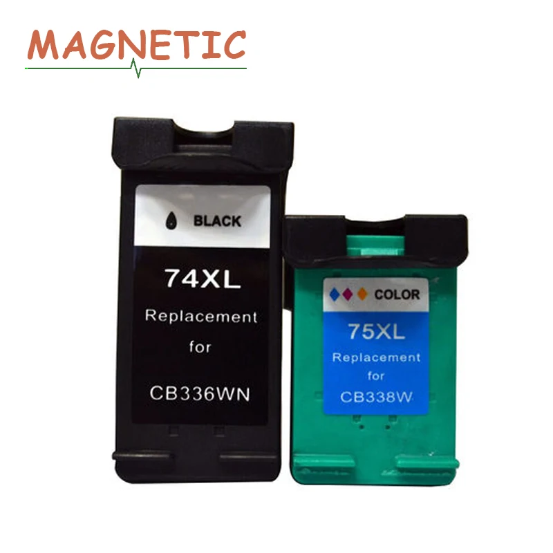 Magnetic-Compatible-ink-cartridges-For-HP-74-75-for-HP74-Photosmart ...