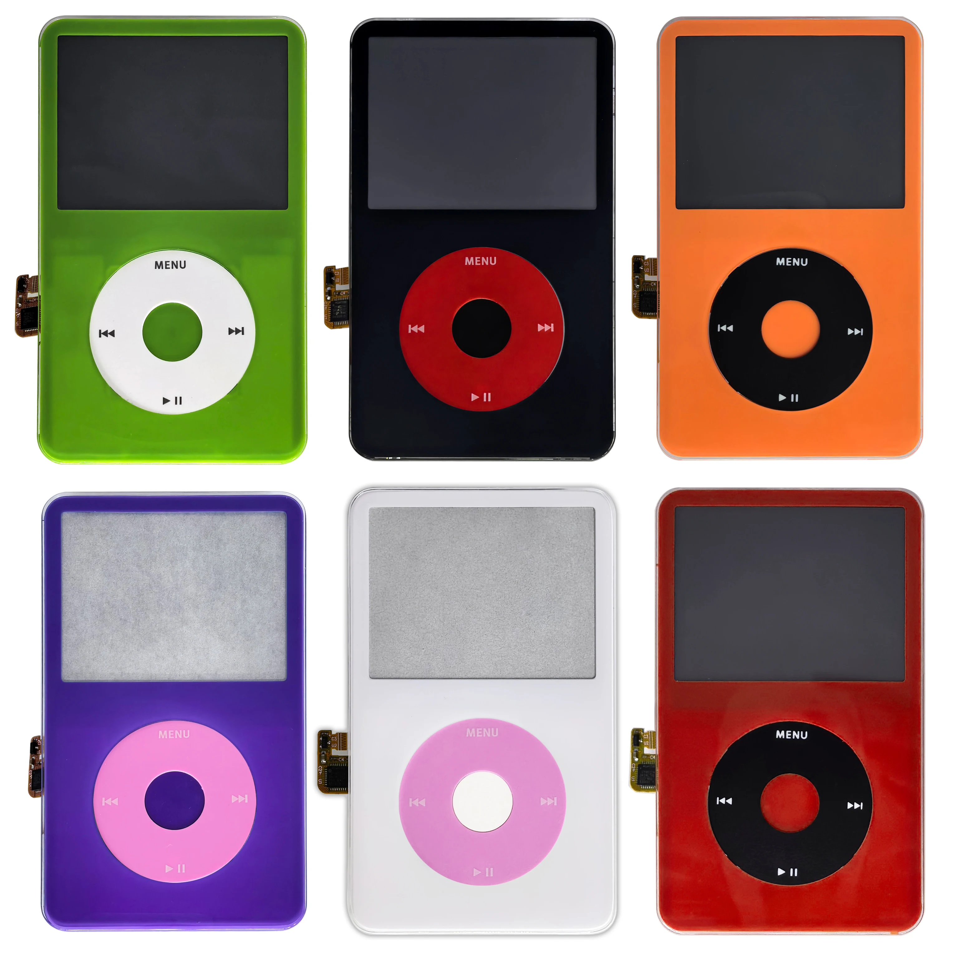Front Housing Assembly for iPod 5th 5.5th Gen Video, Includes Faceplate ...
