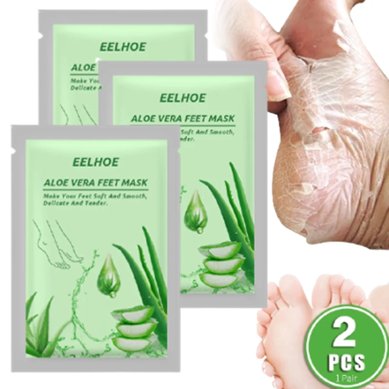 1Pair-Aloe-Vera-Foot-Peeling-Mask-Exfoliating-Heel-Calluses-Remove-Foot ...