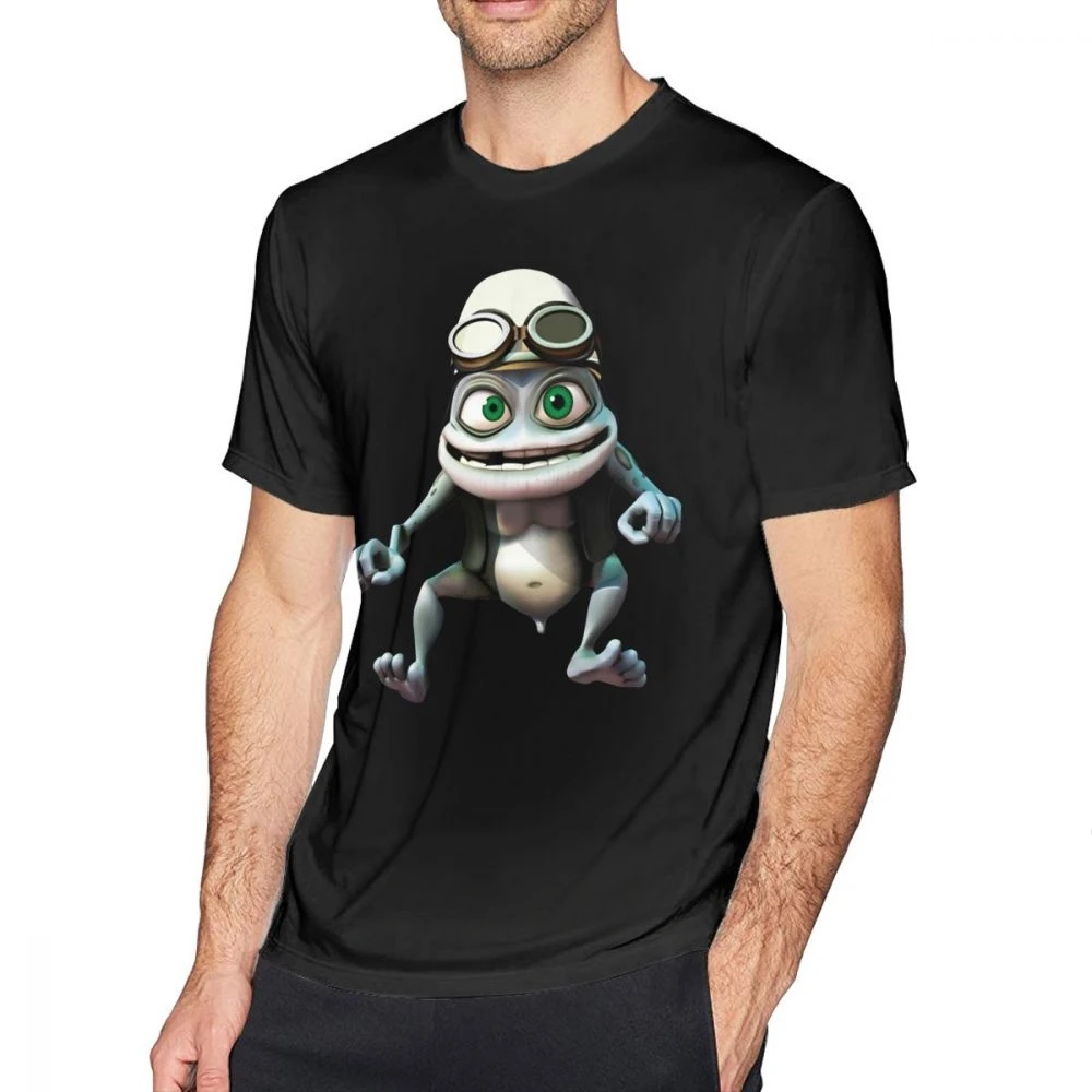 Camiseta-Crazy-Frog-para-hombre-Camisa-estampada-de-algod-n-manga-corta ...
