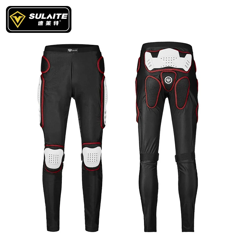 SULAITE-Motorcycle-Armor-Trousers-Motocross-Pant-Long-Armor-Knee-Crotch ...