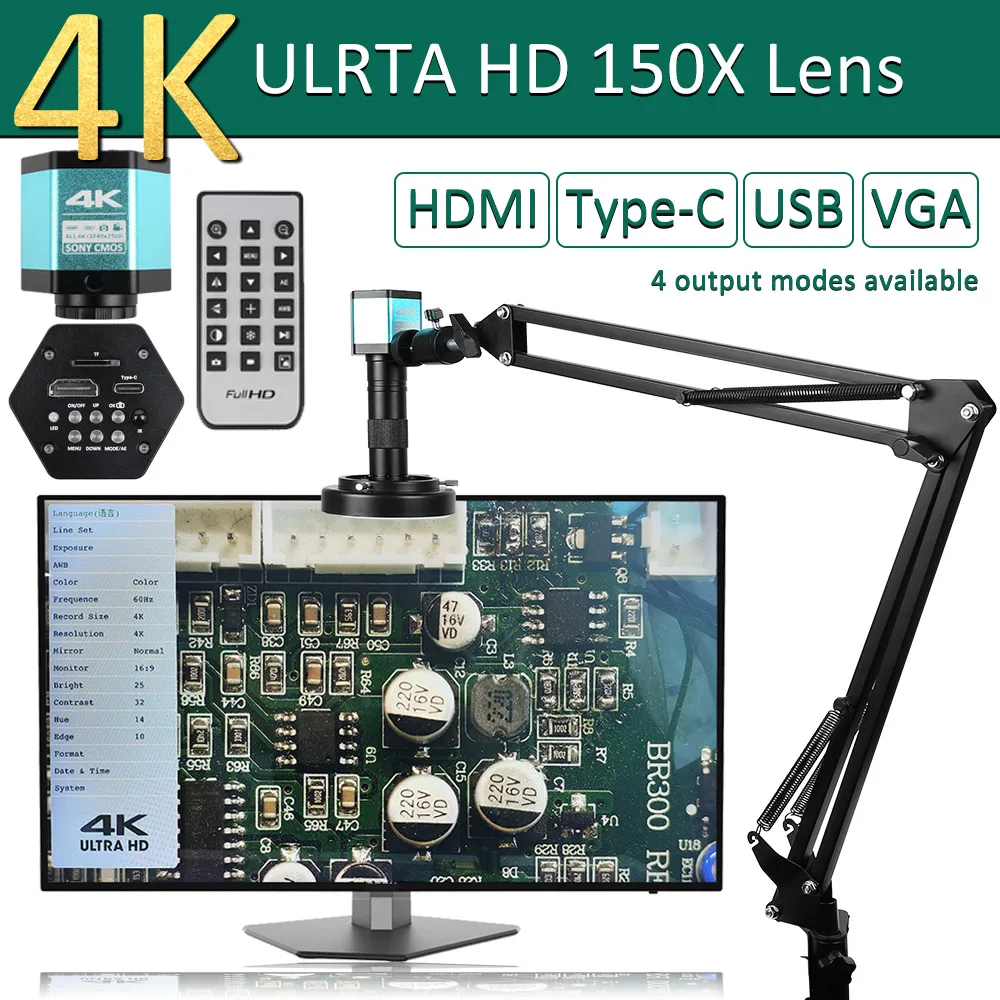 4K-Microscope-48MP-Digital-Microscope-For-Electronics-USB-Industrial ...