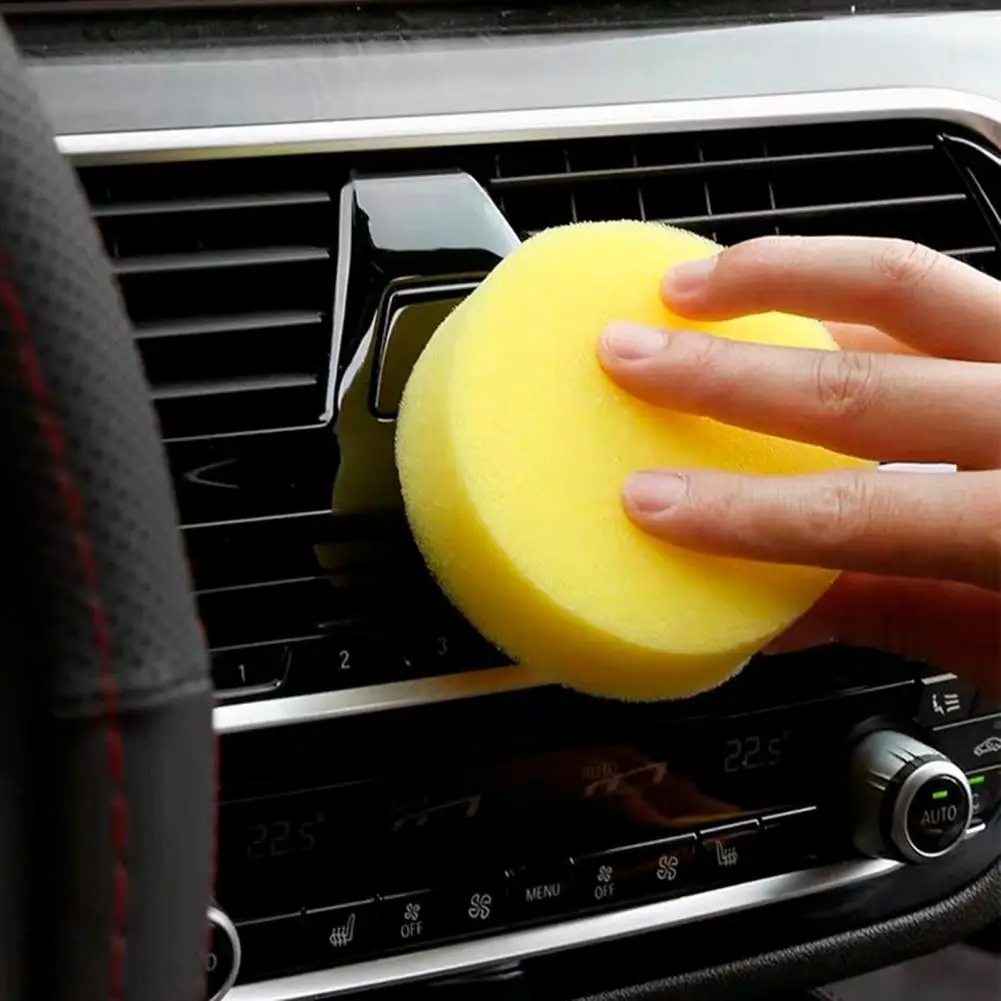 1Pc-12Pcs-Reliable-Car-Foam-Sponge-Round-Waxing-Sponge-Porous-Car ...