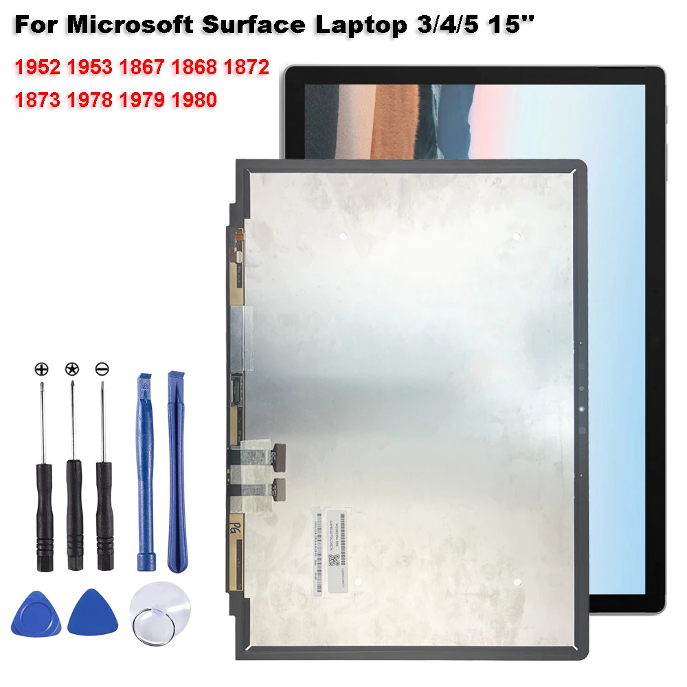 AAA-For-Microsoft-Surface-Laptop-3-4-5-1867-1868-1873-1980-15-LCD ...