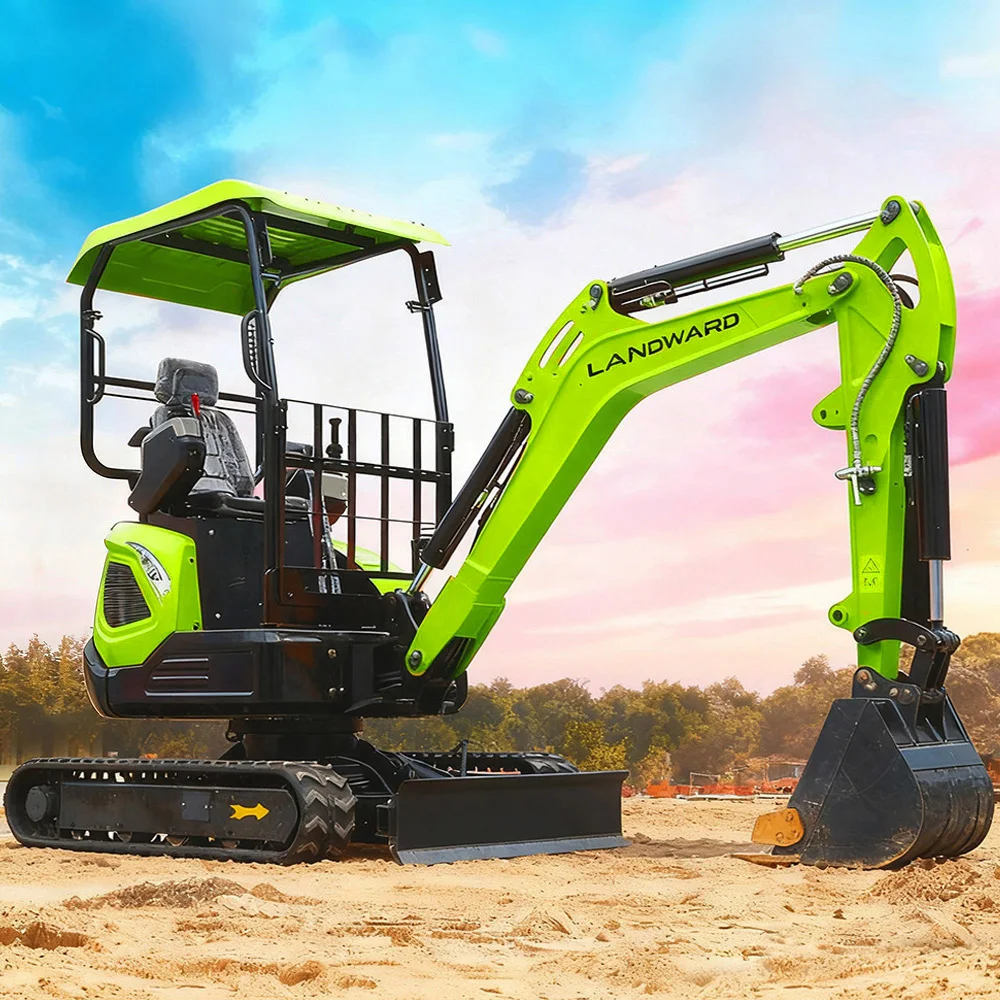 Chine 2,5 tonnes mini pelle Euro 5 Kubota moteur sur chenilles pelle à ...