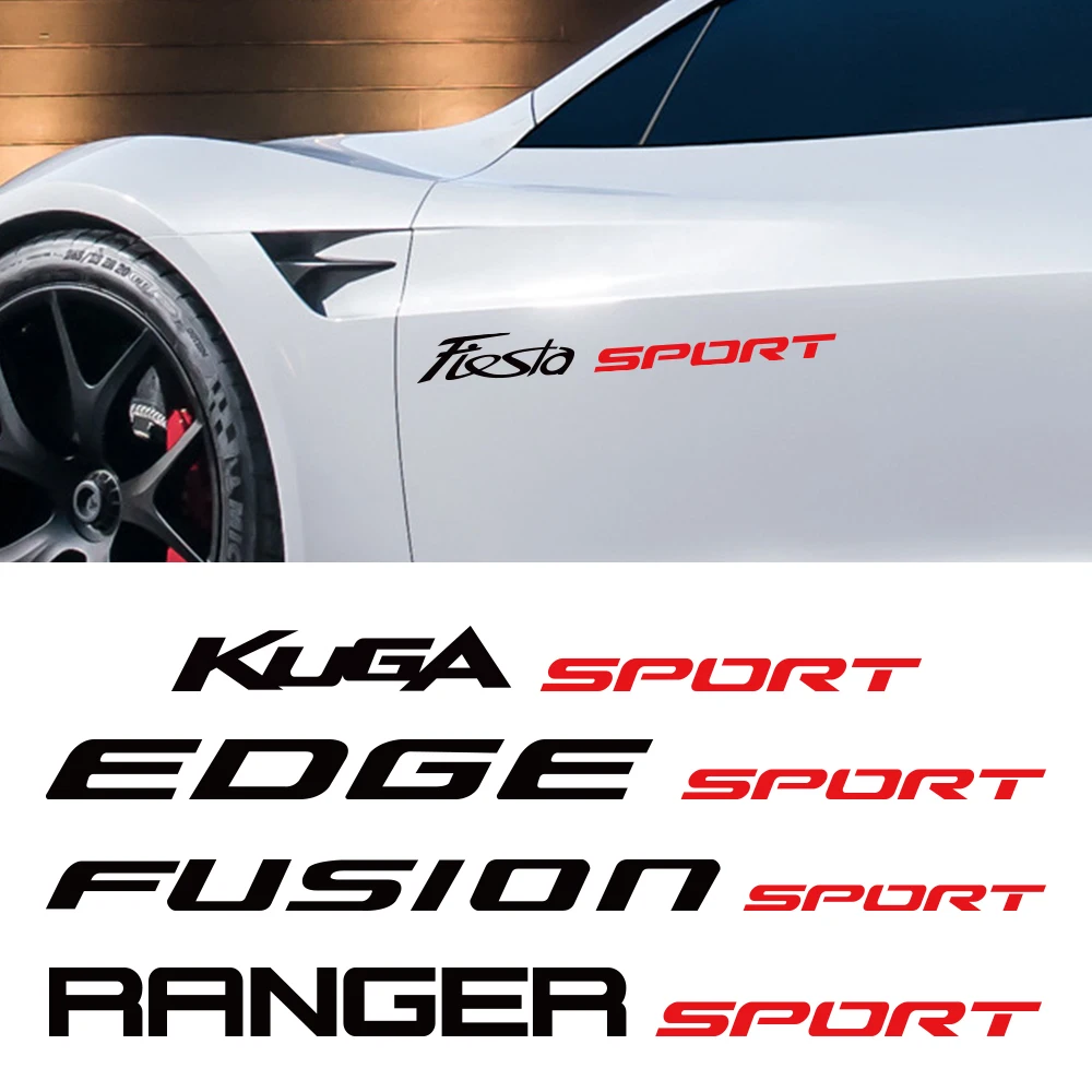 2Pcs-Car-Whole-Body-Decor-Sticker-For-Ford-Fiesta-Fusion-Kuga-Ranger ...
