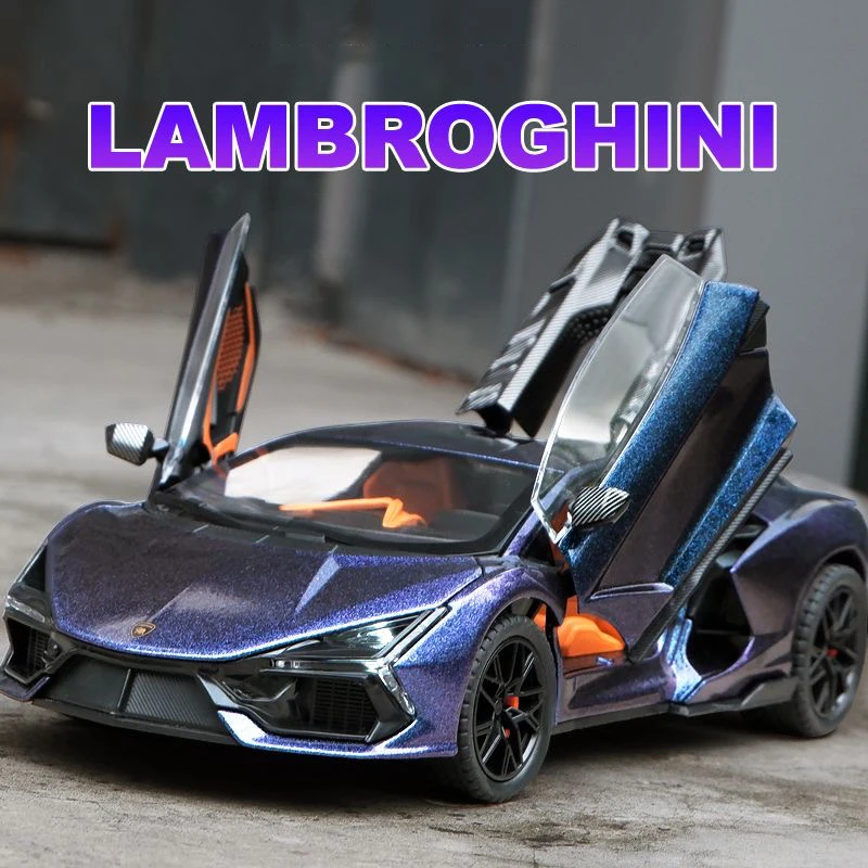 1-24-Scale-Model-Car-Revuelto-Alloy-Supercar-Toy-Model-Vehicle-Diecast ...