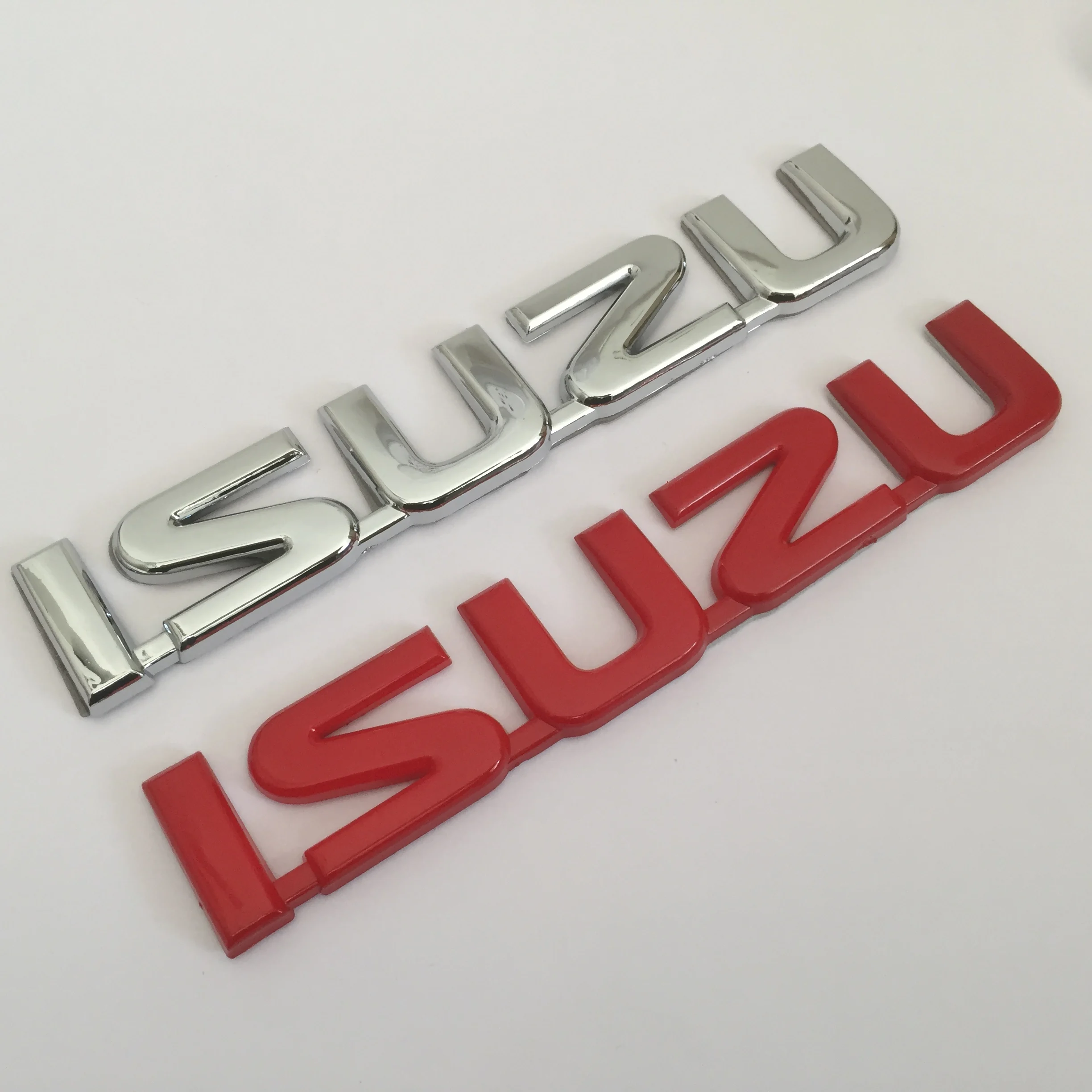 1pcs 3D ABS high quality ISUZU car Letter Emblem Rear tail trunk badge ...