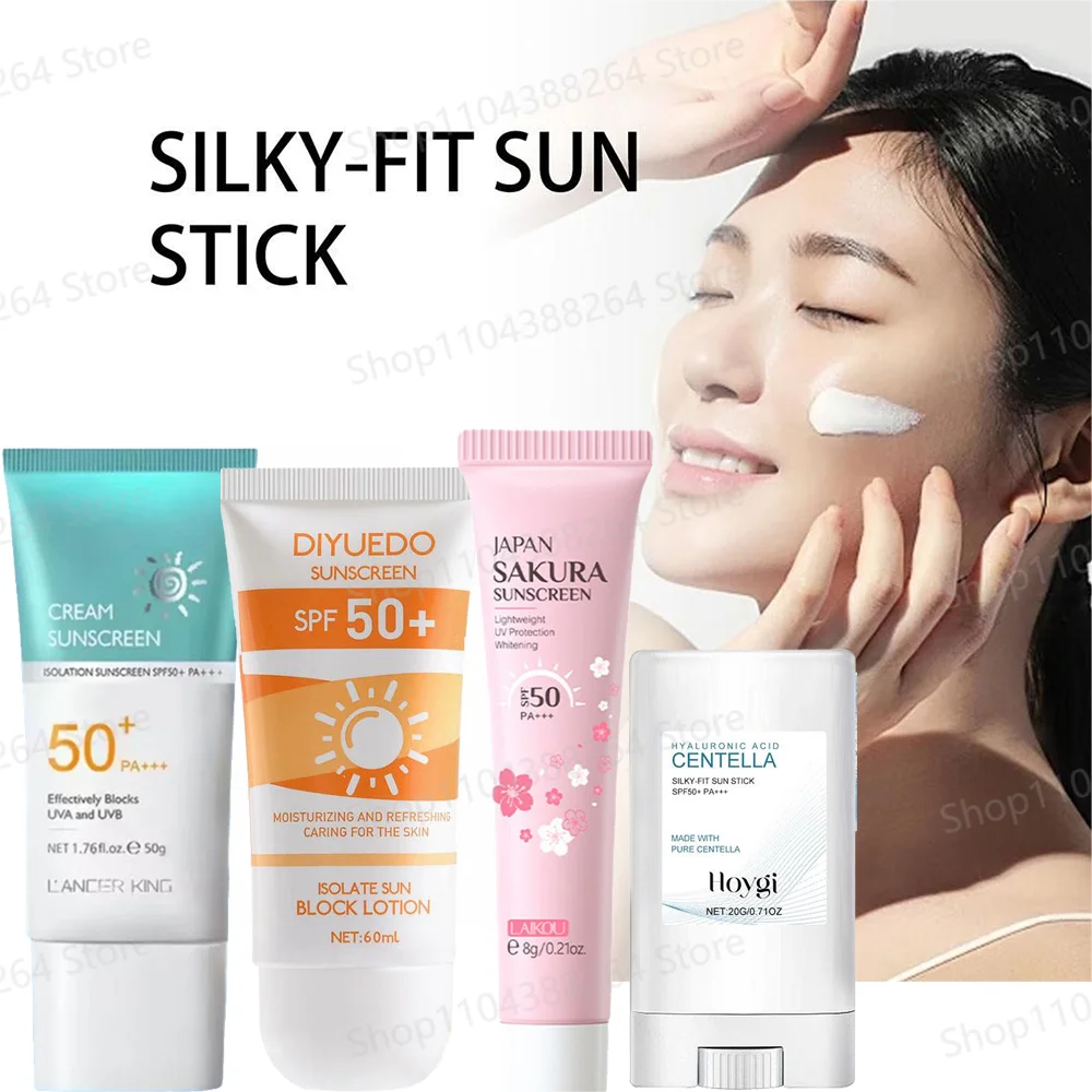 Sunscreen SPF50+PA+++ Refreshing Moisturizing Non-Greasy Sunblock UV ...