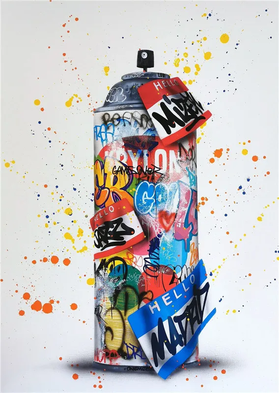 Graffiti Drawings Of Spray Cans