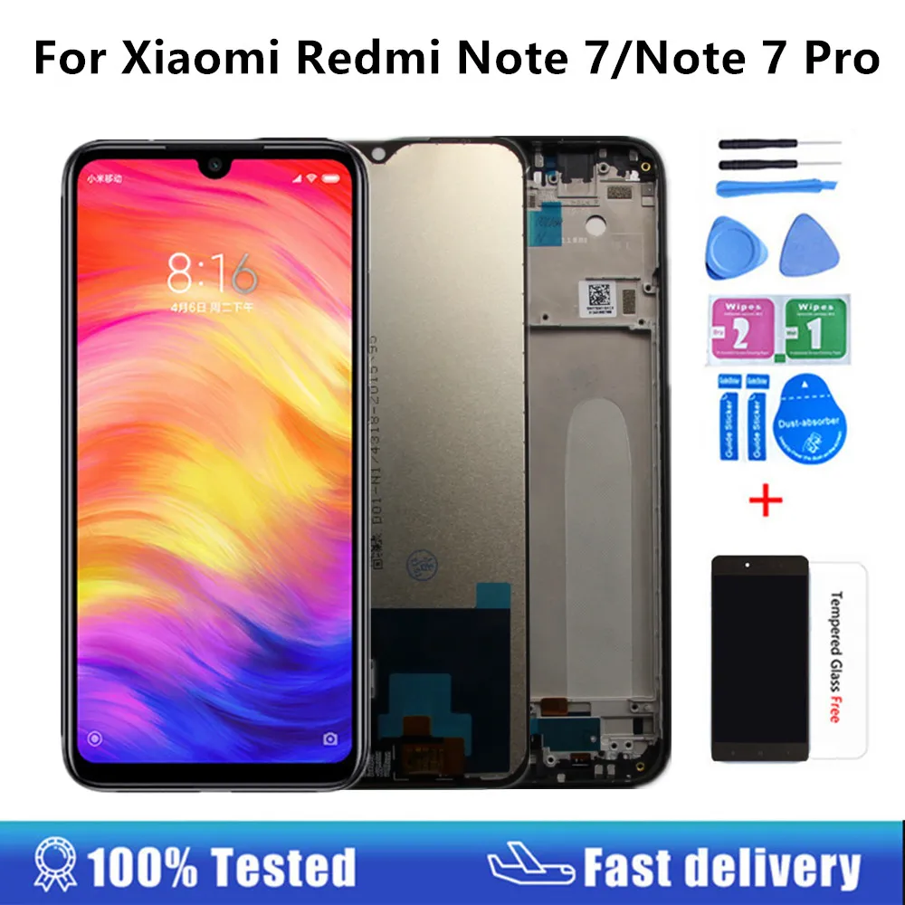 OEM-Display-for-Xiaomi-Redmi-Note-7-LCD-Touch-Screen-With-Frame ...