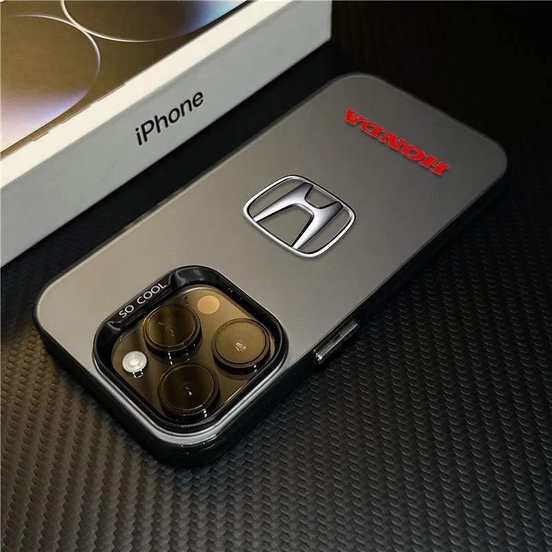 For Honda Emblem Mobile Phone Case For iPhone 11 12 13 14 15 16 Pro Max ...