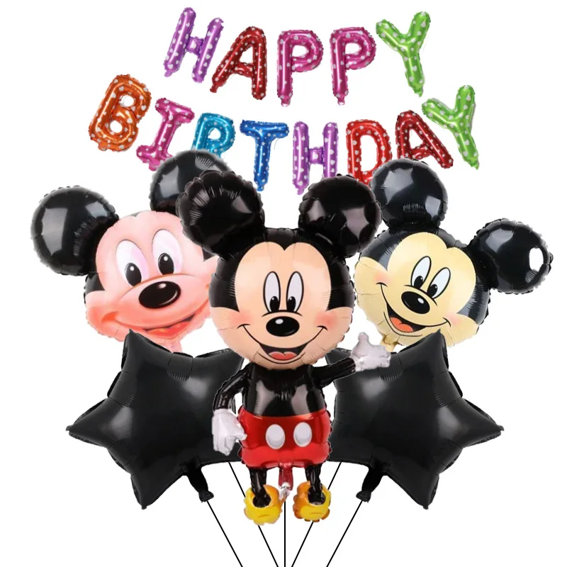 Disney Mickey Aluminum Foil Balloon Set Mickey Mouse Birthday Party ...
