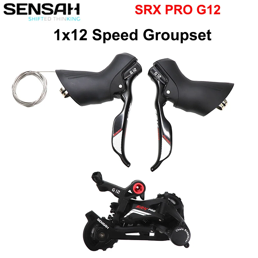SENSAH SRX PRO G12 1x12 Speed Groupset Road Bike Shifter Lever Rear ...