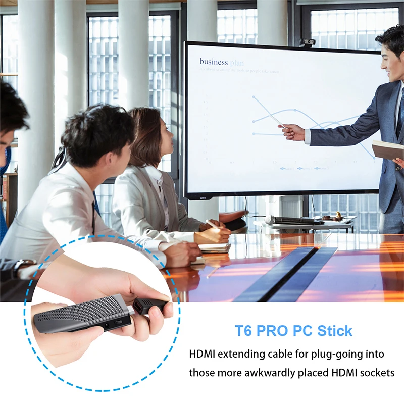 T6 PRO Mini PC Intel Celeron J4125 N4000 6GB DDR4 128GB Windows 10 Pro ...