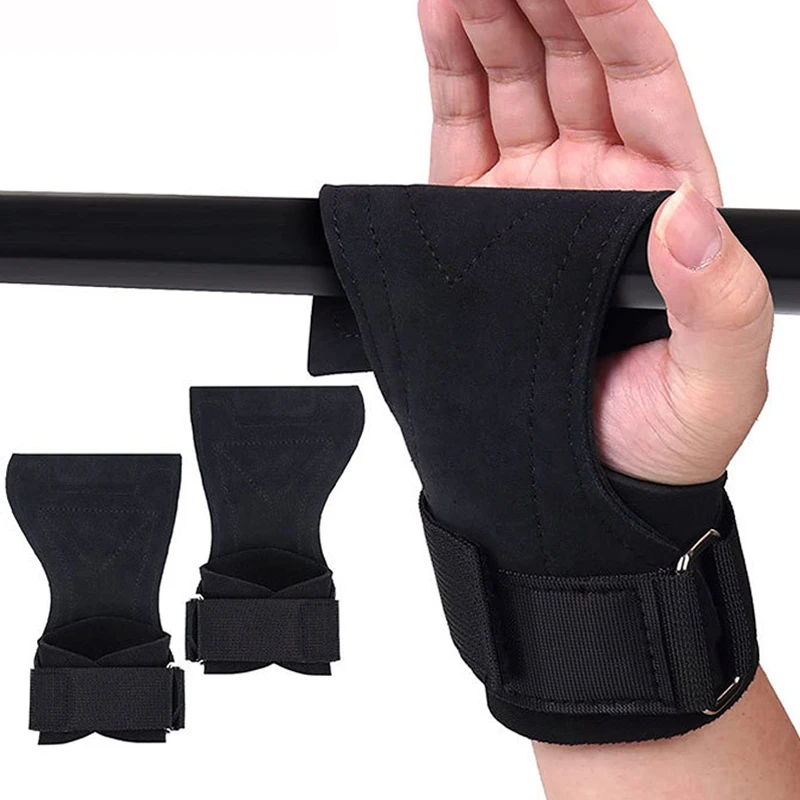 New-Leather-Crossfit-Gymnastics-Guard-Palm-Protectors-Glove-Pull-Up-Bar ...