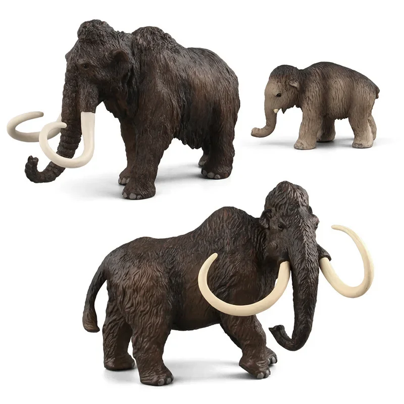 Simulation-Mammoth-Figure-Collectible-Toys-Wild-Animal-Action-Figures ...