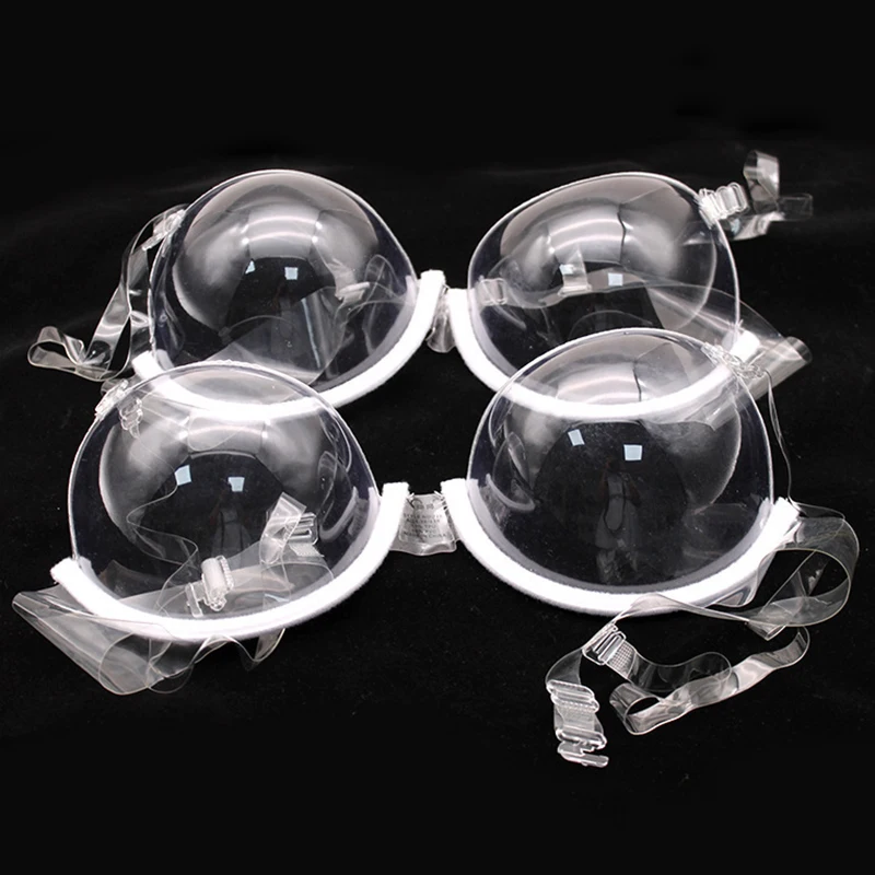 Sexy Transparent Clear Push Up Bra for Women Ultra-thin Invisible Bras ...