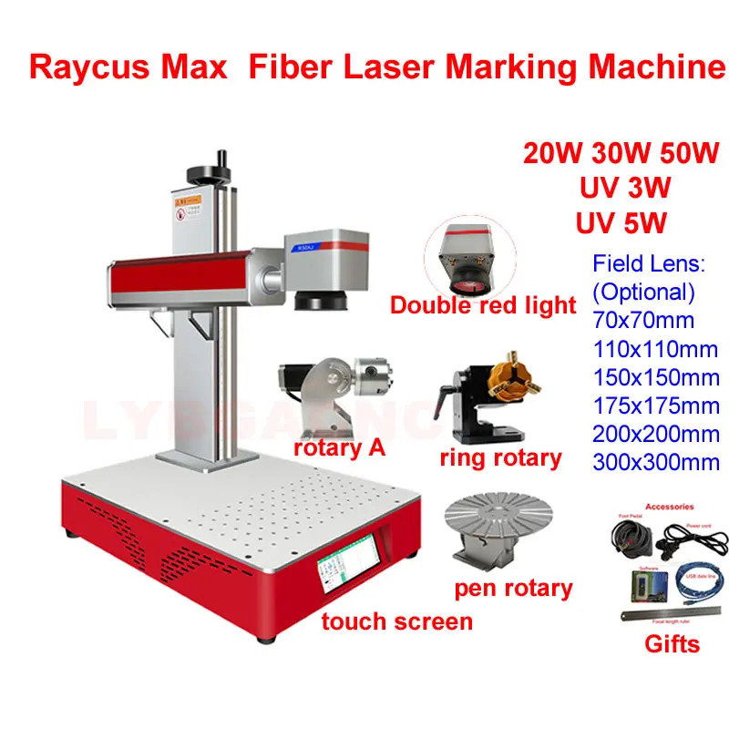 50W-Raycus-Fiber-Laser-Marking-Machine-Metal-Cutting-30W-MAX-Steel ...