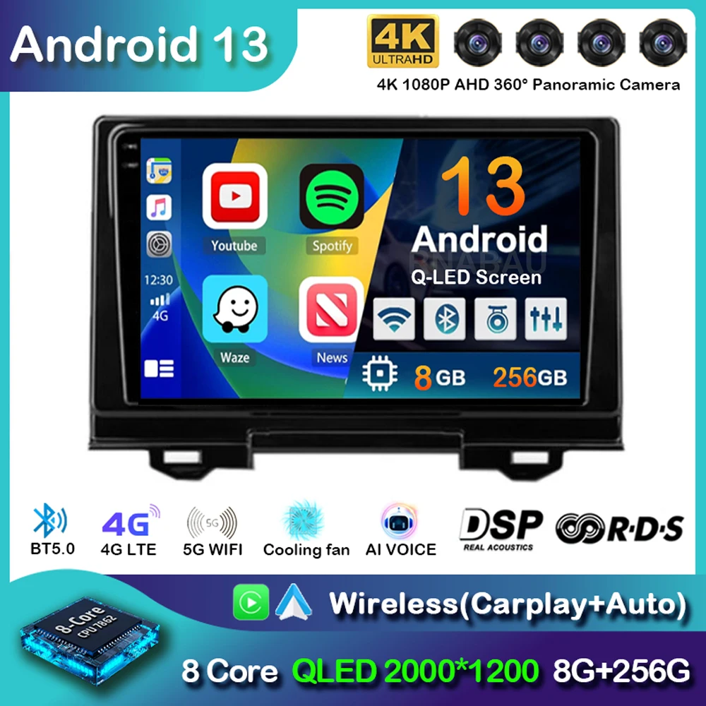 Android-13-Carplay-Auto-Car-Radio-For-Honda-HR-V-RV-RZ-2021-Multimedia ...