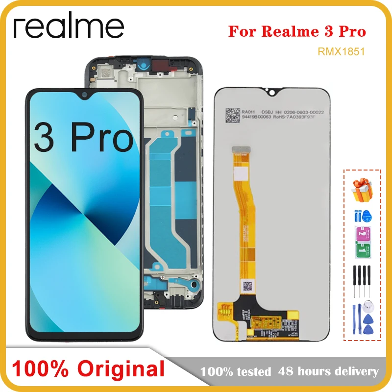 6.3" Original For OPPO Realme 3 Pro RMX1851 LCD Display Touch Panel ...
