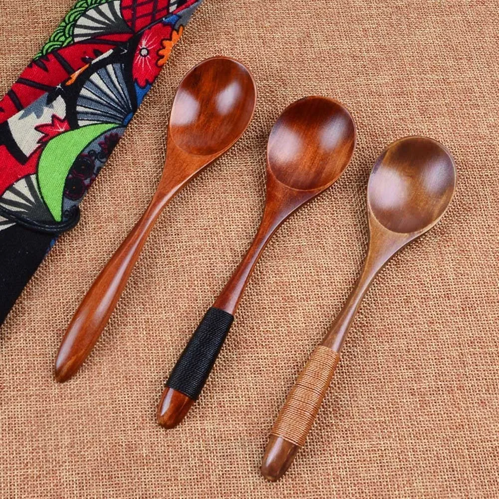 Natural-Wooden-Spoon-Tableware-Bamboo-Kitchen-Cooking-Utensil-Tool-Soup ...