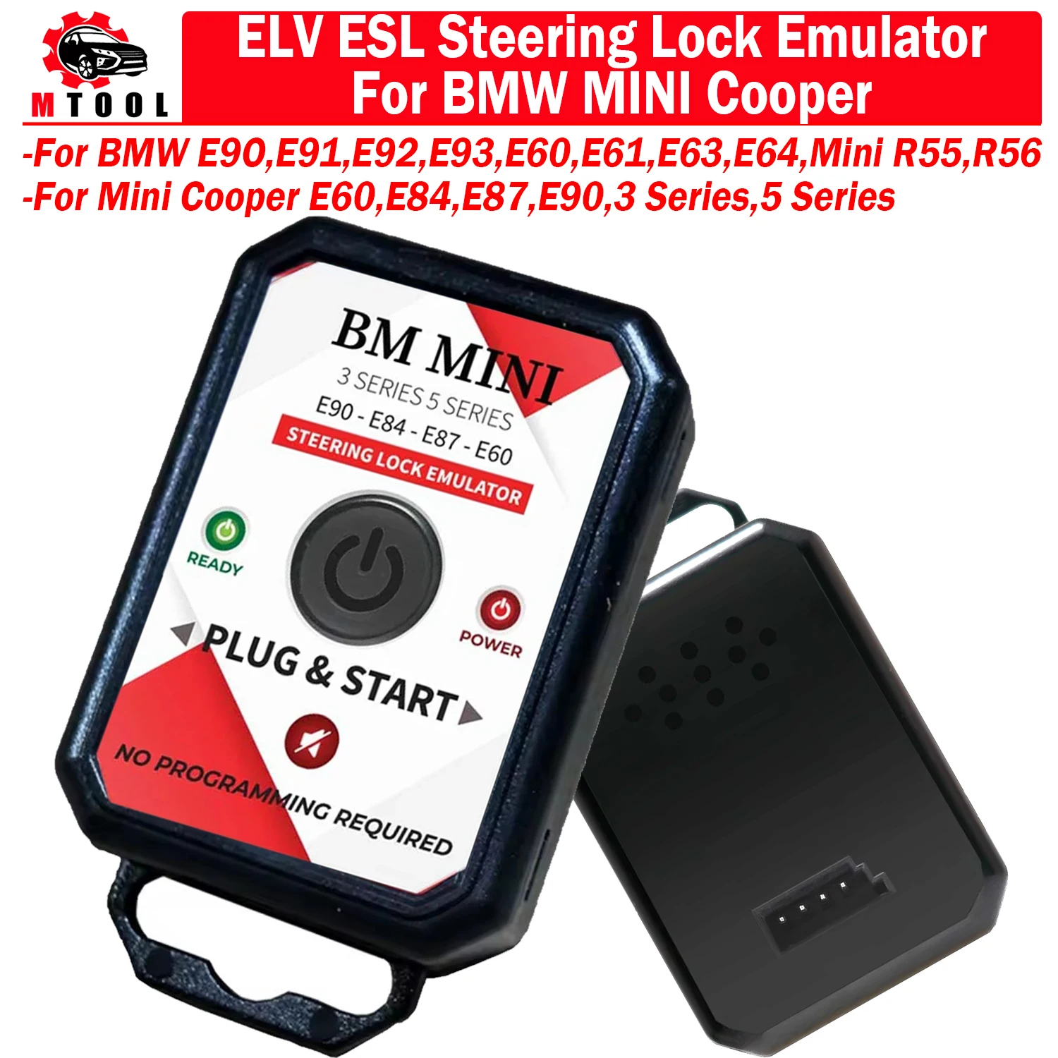 ELV Mini Cooper Steering Lock Emulator: The Real Solution for Keyless ...