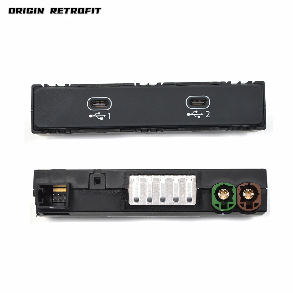 4N1 035 736 for Audi A6 A7 A8 Q8 dual usbc charger PD CARPLAY Switch ...