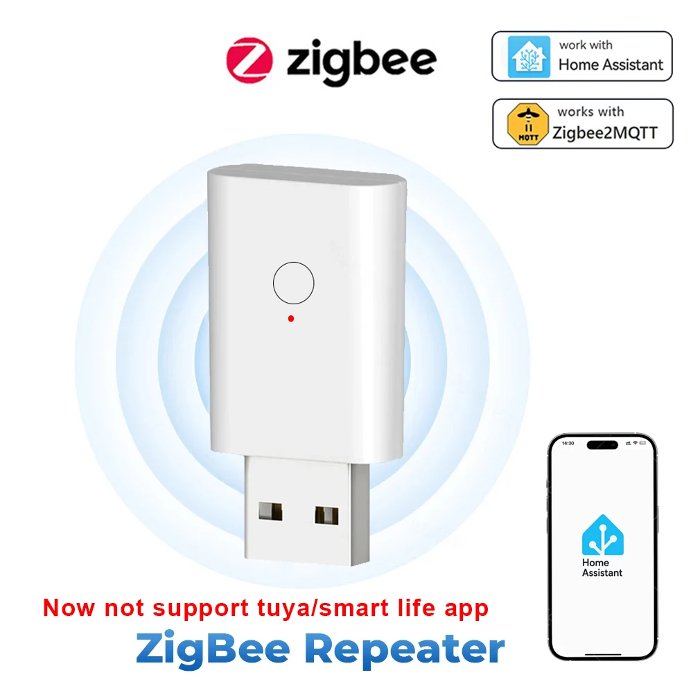ZigBee 3.0 Signal Repeater USB Signal Amplifier Extender for Home ...