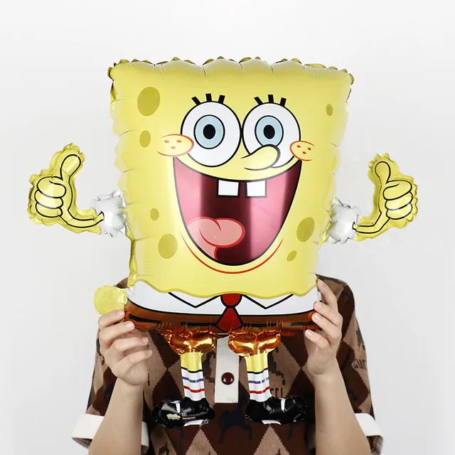 Spongebob Holding Balloons