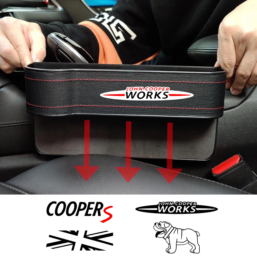 Car-Seat-Organizer-Crevice-Storage-Box-For-Mini-Cooper-S-JCW-Clubman ...