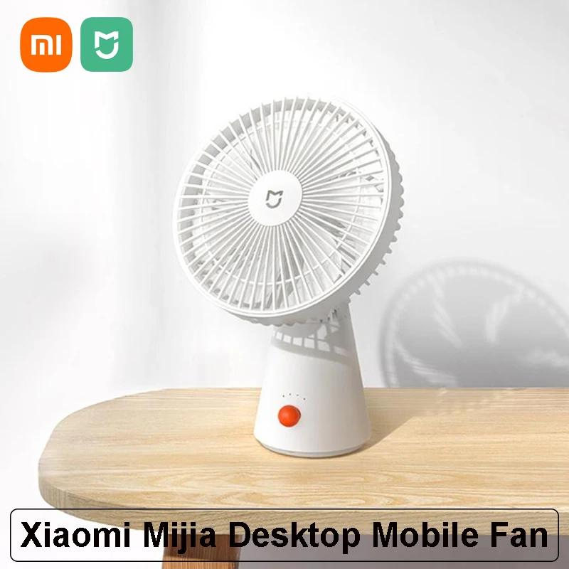 Xiaomi Mijia Wireless Desktop Fan Handheld Mini Portable Rechargeable ...
