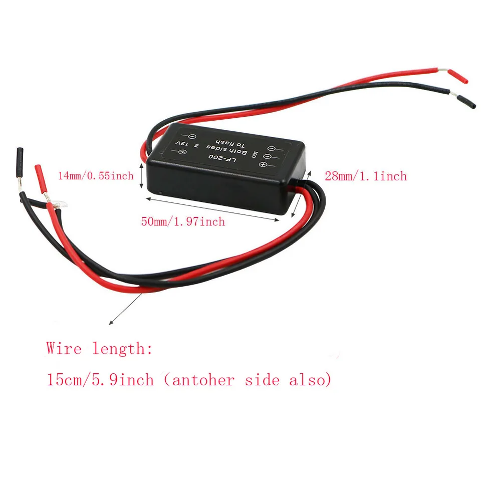 Light Flasher Control 120v 4pcs LED Flash Strobe Controller, 80W