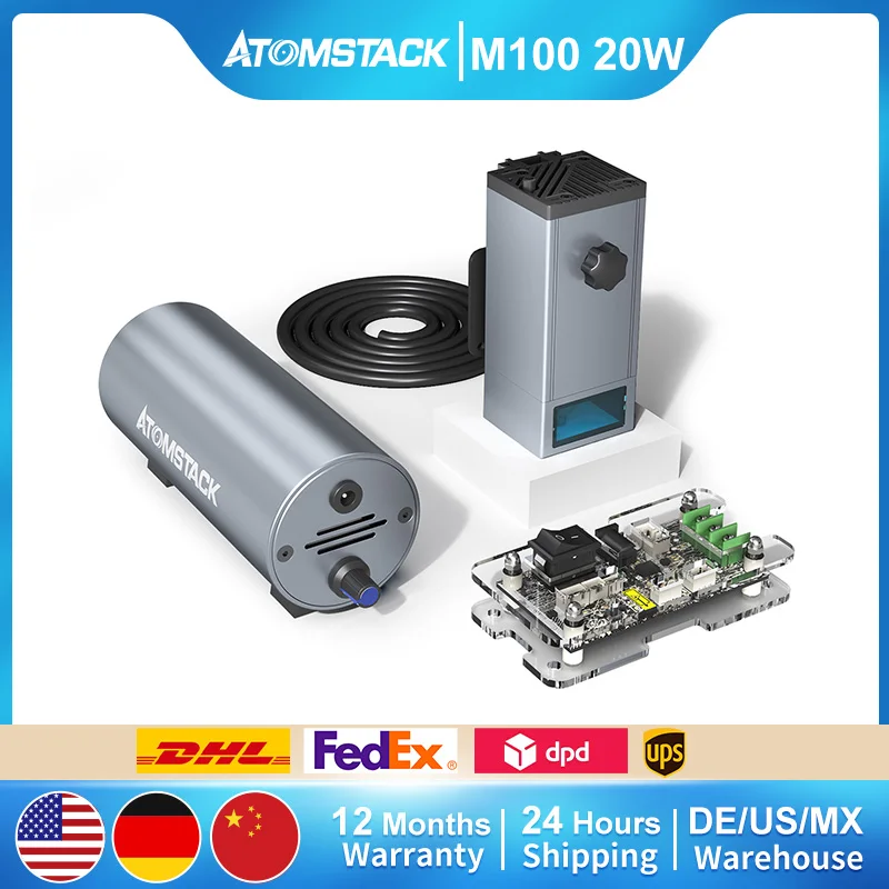 AtomStack-M100-Laser-Module-20W-Optical-Power-Replacement-with-Air ...