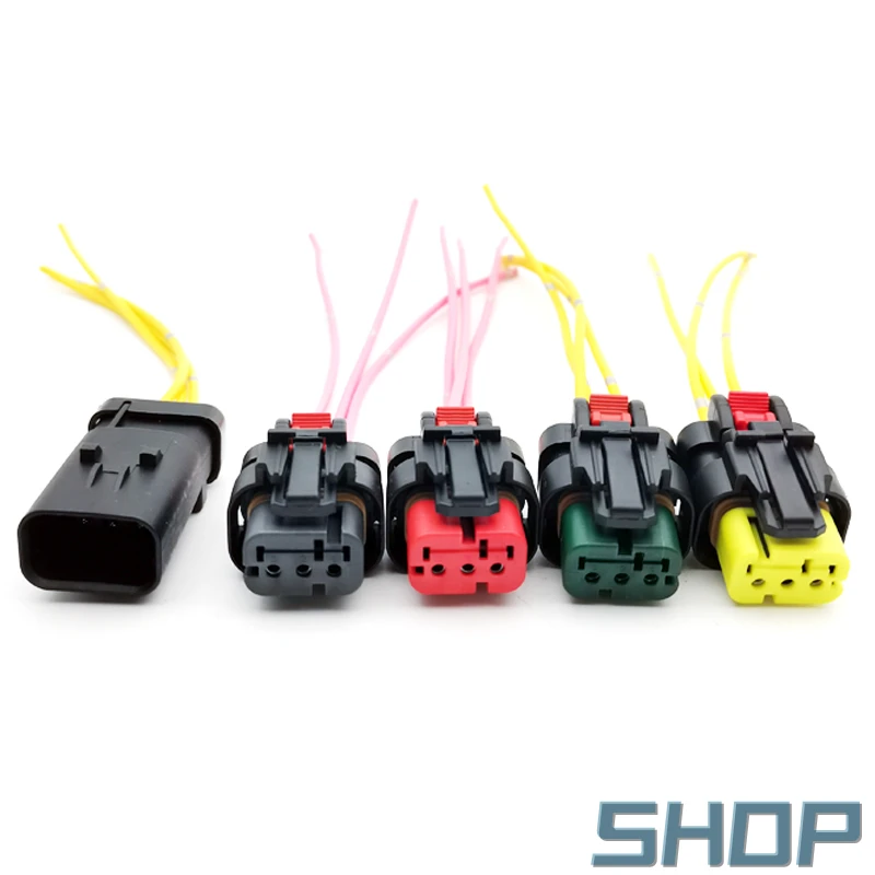 3-Pin-Auto-Waterproof-engine-oil-pressure-camshaft-sensor-Plug ...