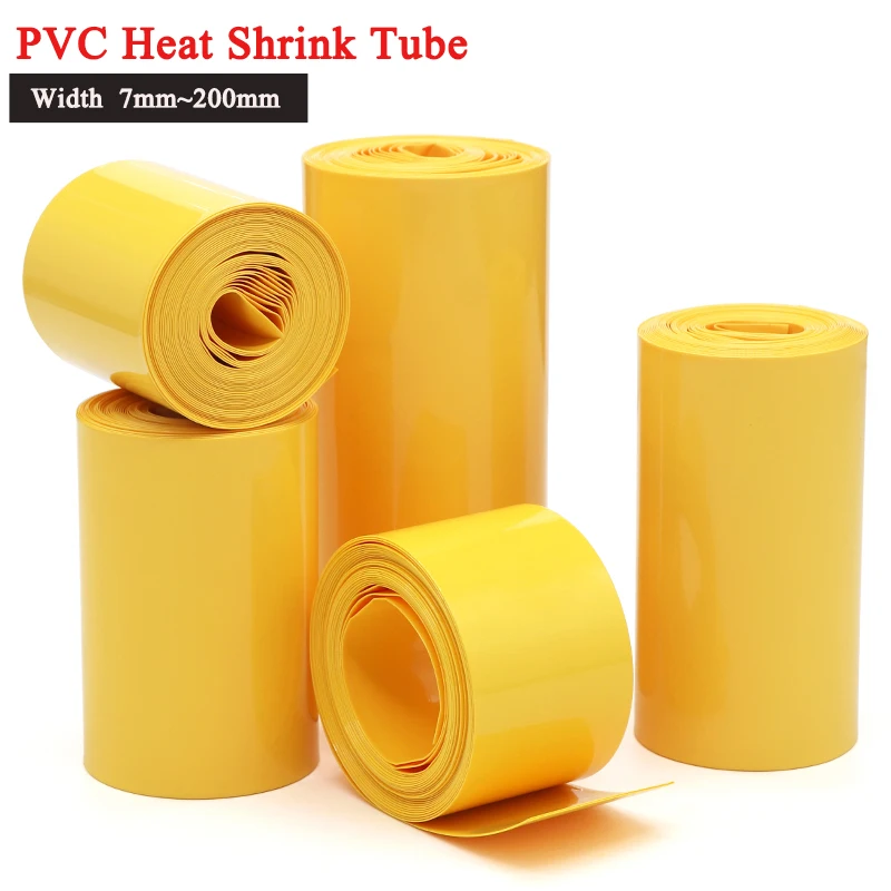 1m-20m-18650-Battery-Pack-Wrap-PVC-Heat-Shrink-Tube-7mm-200mm-Insulated ...