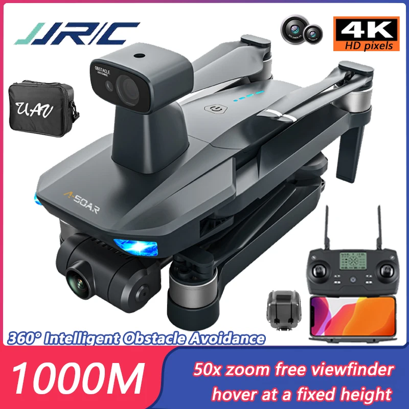JRC-X19-Pro-FPV-Drones-2-Eixo-GPS-Posicionamento-Inteligente-4K-HD-Dual ...